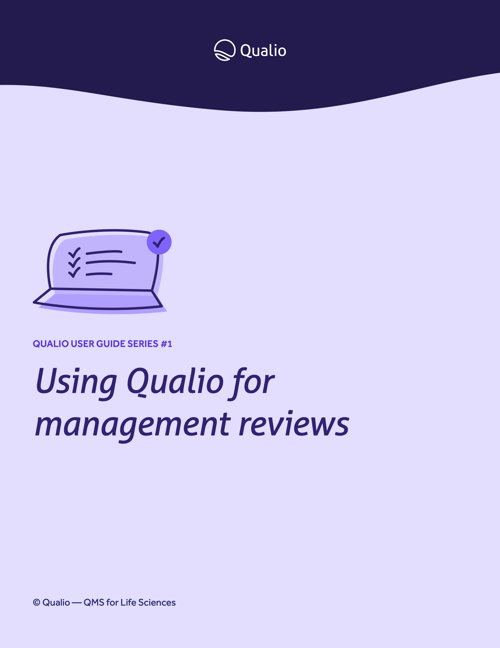 Using Qualio for management reviews
